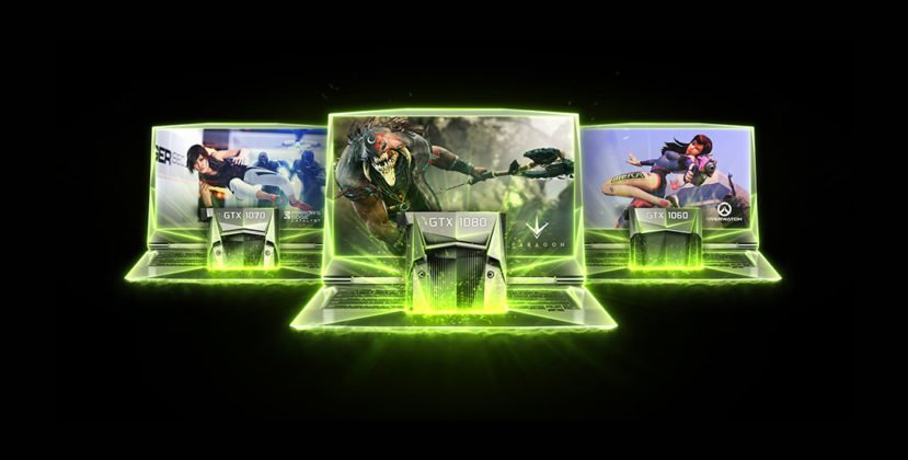 nVidia GeForce GTX 10 Series GPU Gaming Laptops